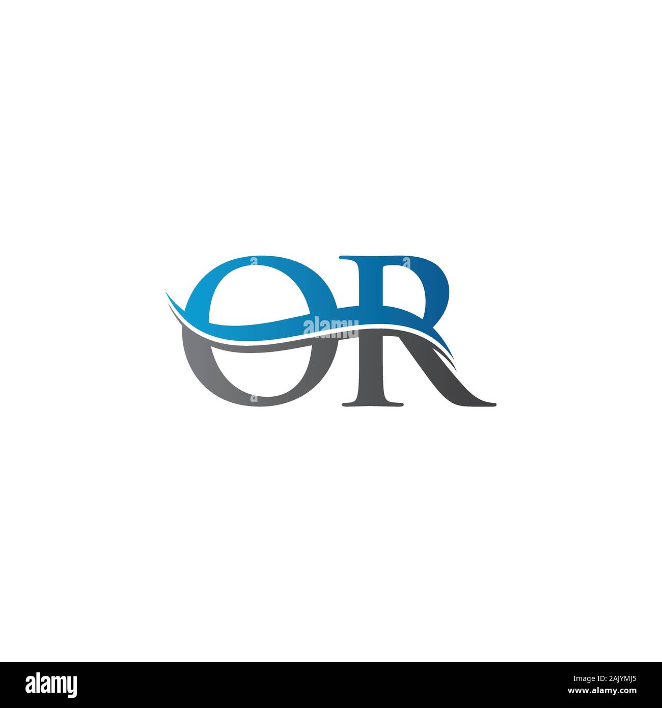 Initial Letter OR Logo Design Vector Template. OR Letter Logo Design ...