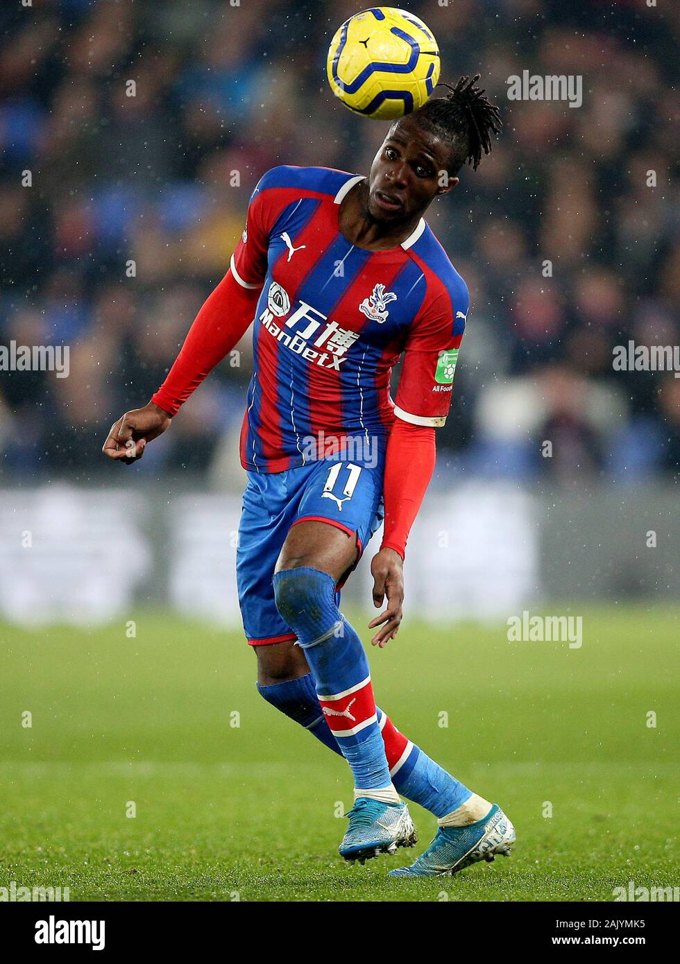 Crystal Palace's Wilfried Zaha Stock Photo - Alamy