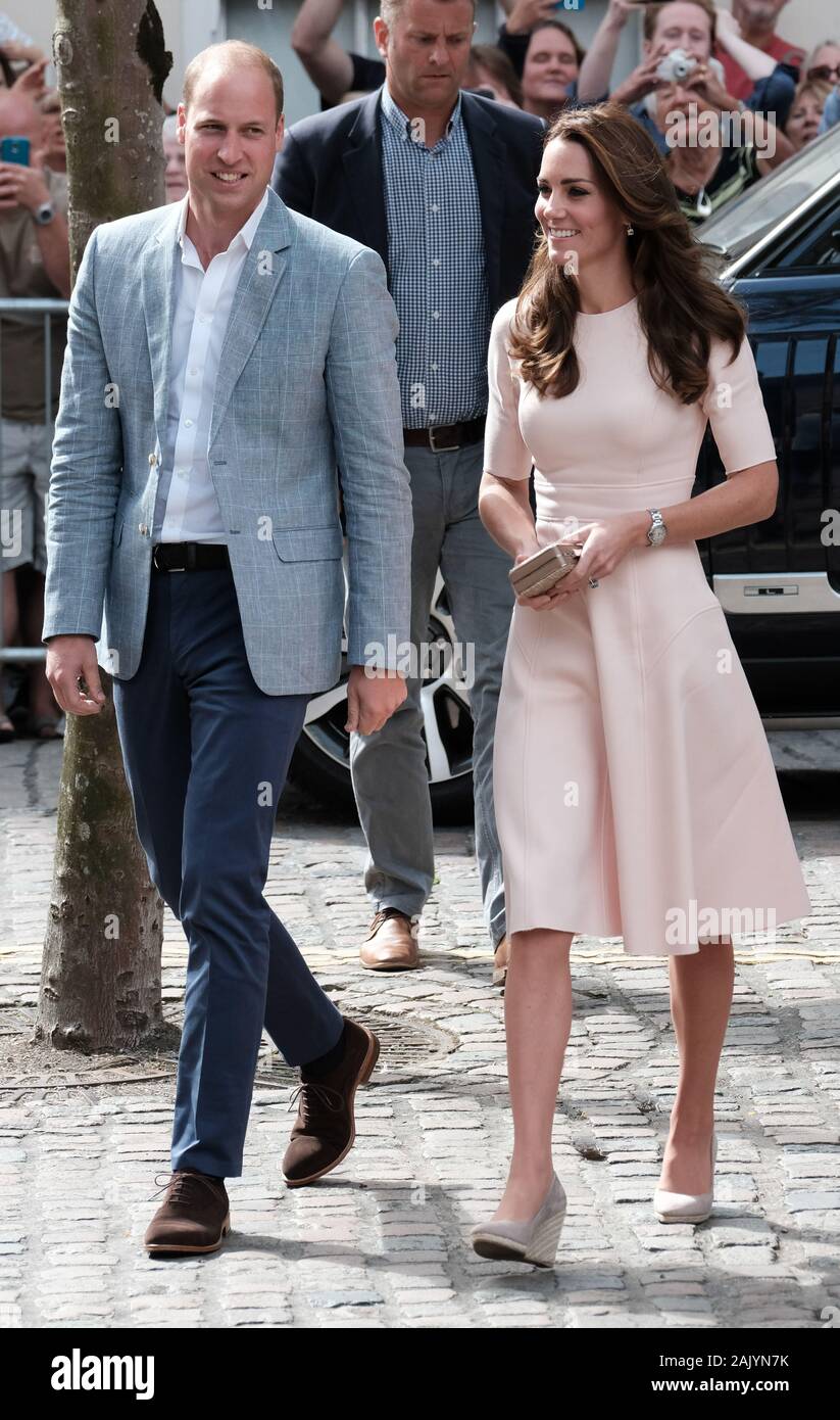 Historical images of Kate Middleton, The Duchess of Cambridge visiting ...