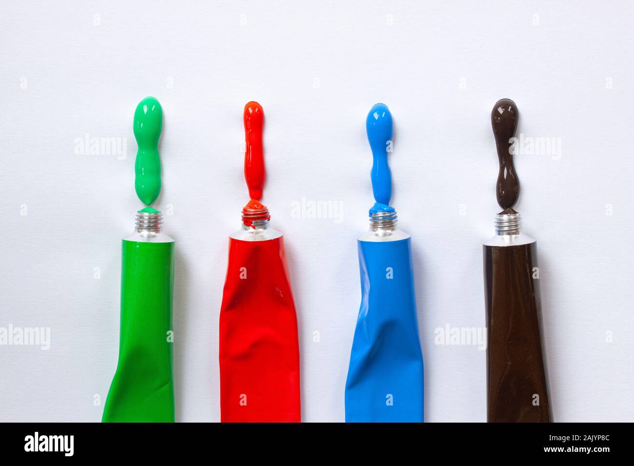 Oil paint tubes paint coming out hi-res stock photography and images ...