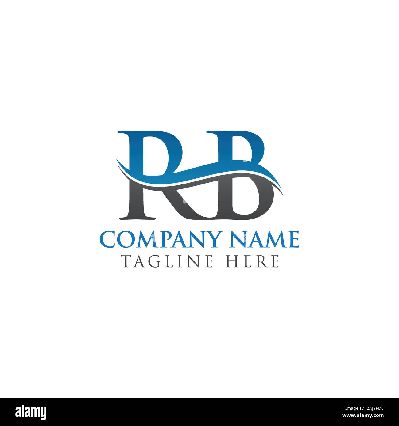 Rb letter logo vector hi-res stock photography and images - Alamy