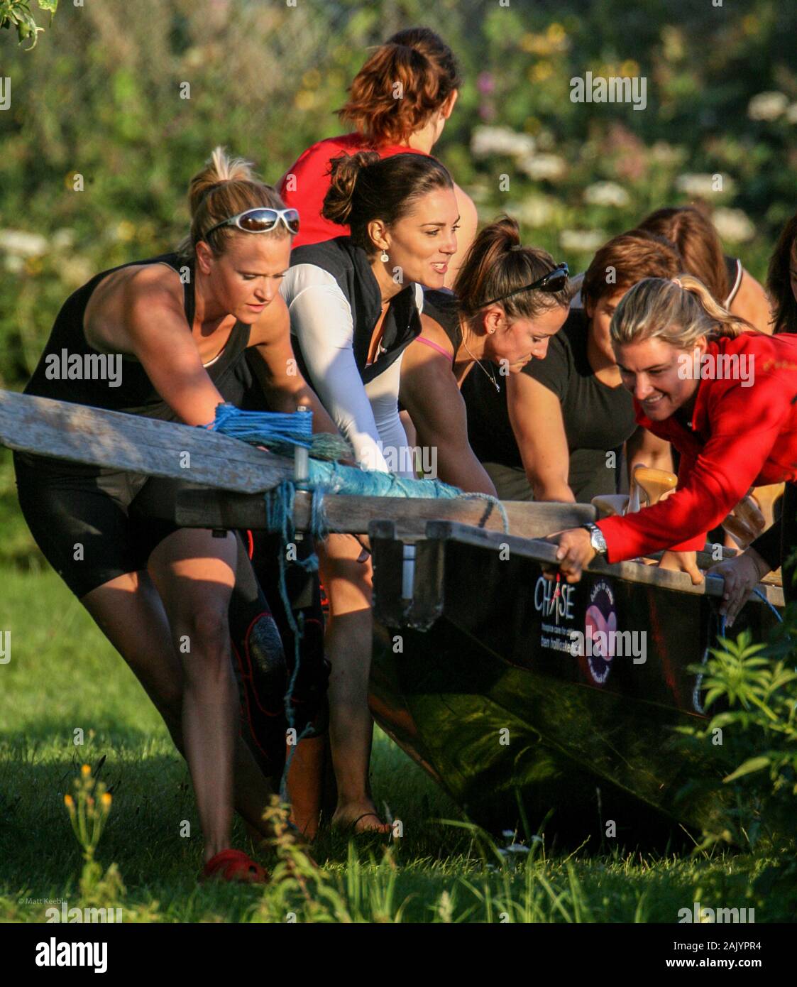 Kate Middleton, before she was The Duchess of Cambridge, training on ...