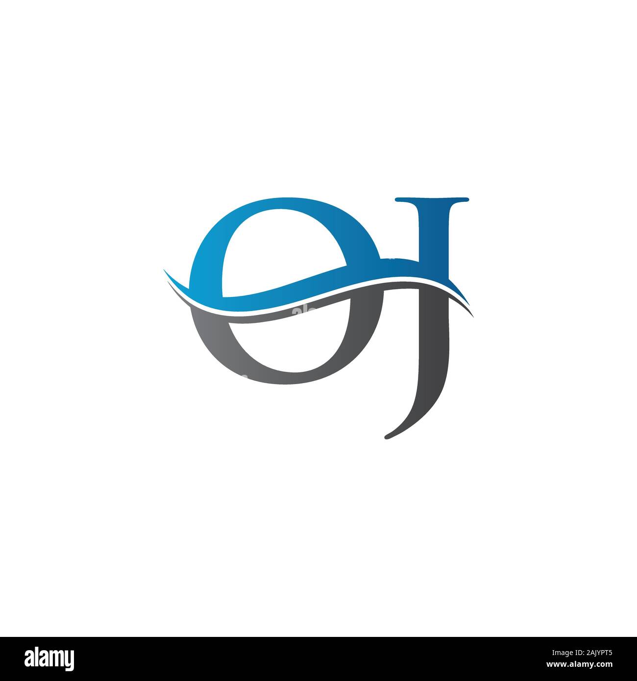 Initial Letter OJ Logo Design Vector Template. OJ Letter Logo Design ...