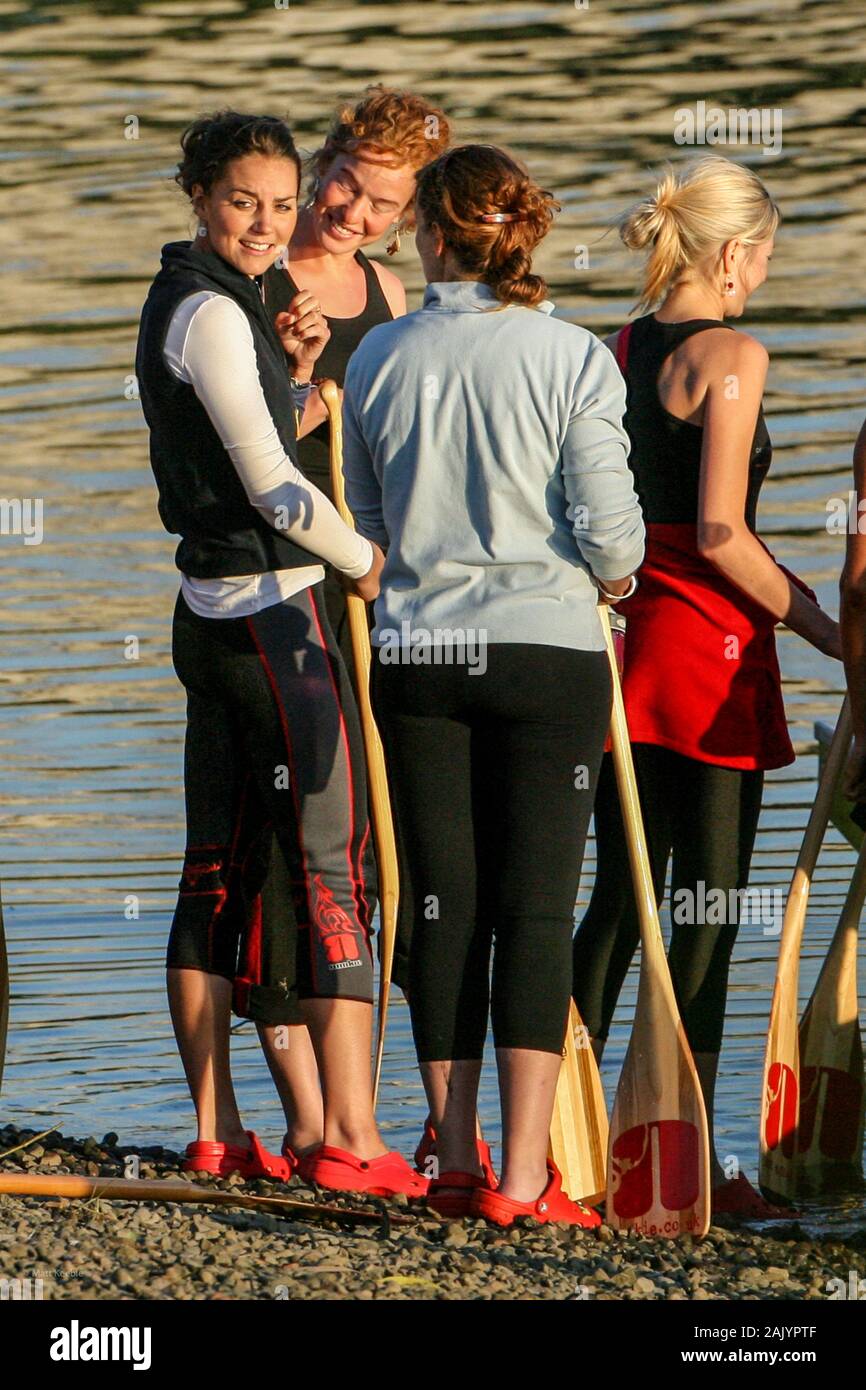 Kate Middleton, before she was The Duchess of Cambridge, training on ...