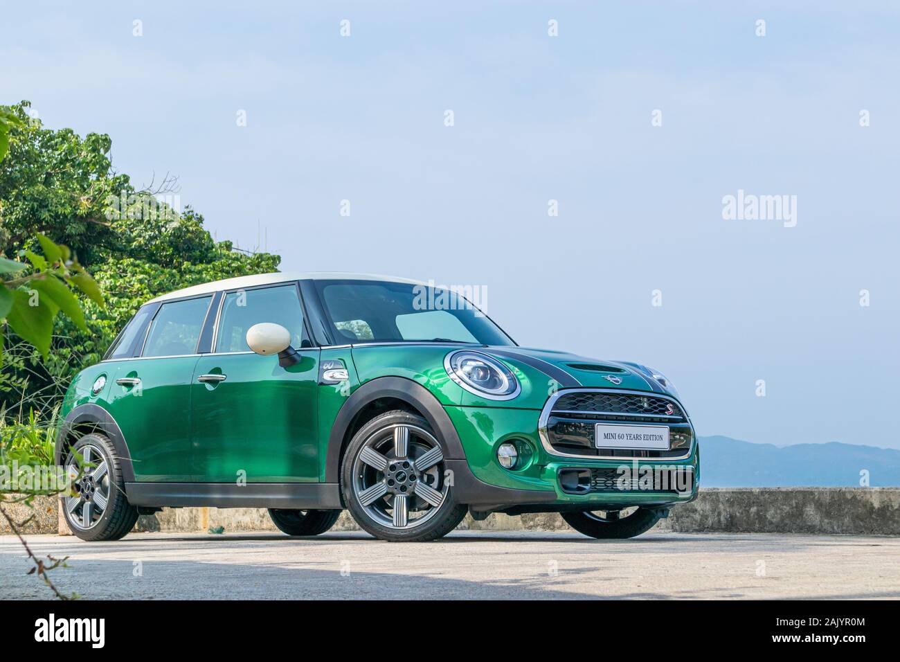 Hong Kong, China July, 2019 : Mini 60th anniversary Test Drive Day on ...