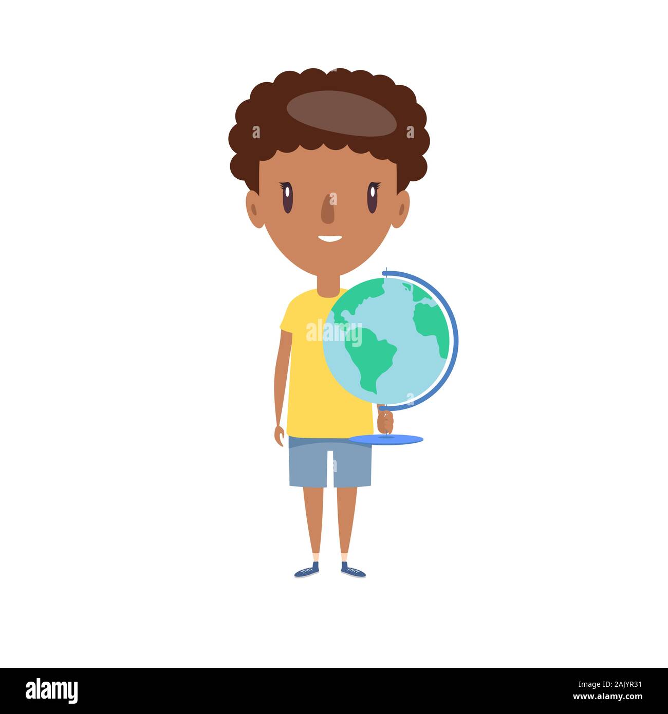 Smiling school kid. Cheerful elementary school student, kindergarten ...