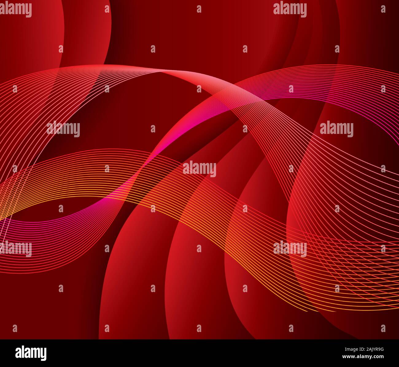 waves background red color icon Stock Vector Image & Art - Alamy
