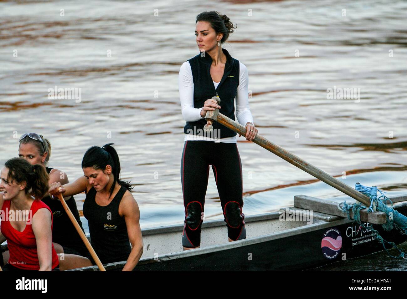 Kate Middleton, before she was The Duchess of Cambridge, training on ...