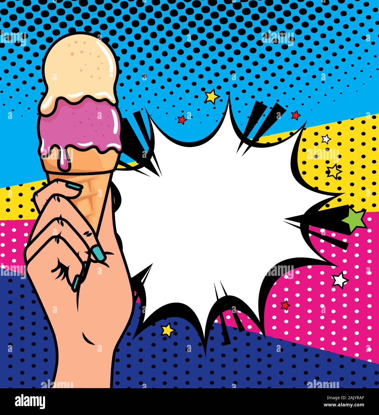 Pop explosion funny humour comic comic Stock Vector Images - Alamy