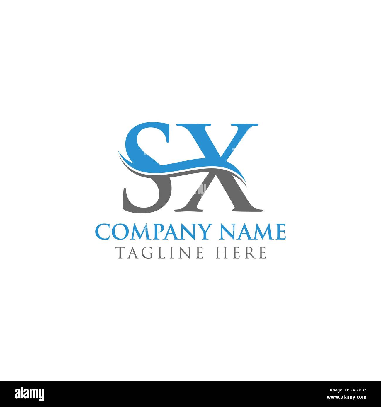 Letter sx logo hi-res stock photography and images - Alamy
