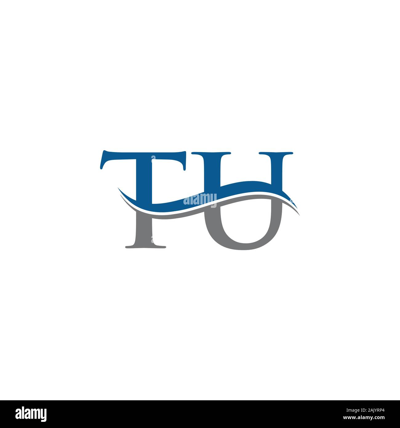 Initial Letter TU Logo Design Vector Template. TU Letter Logo Design Stock Vector Image & Art ...