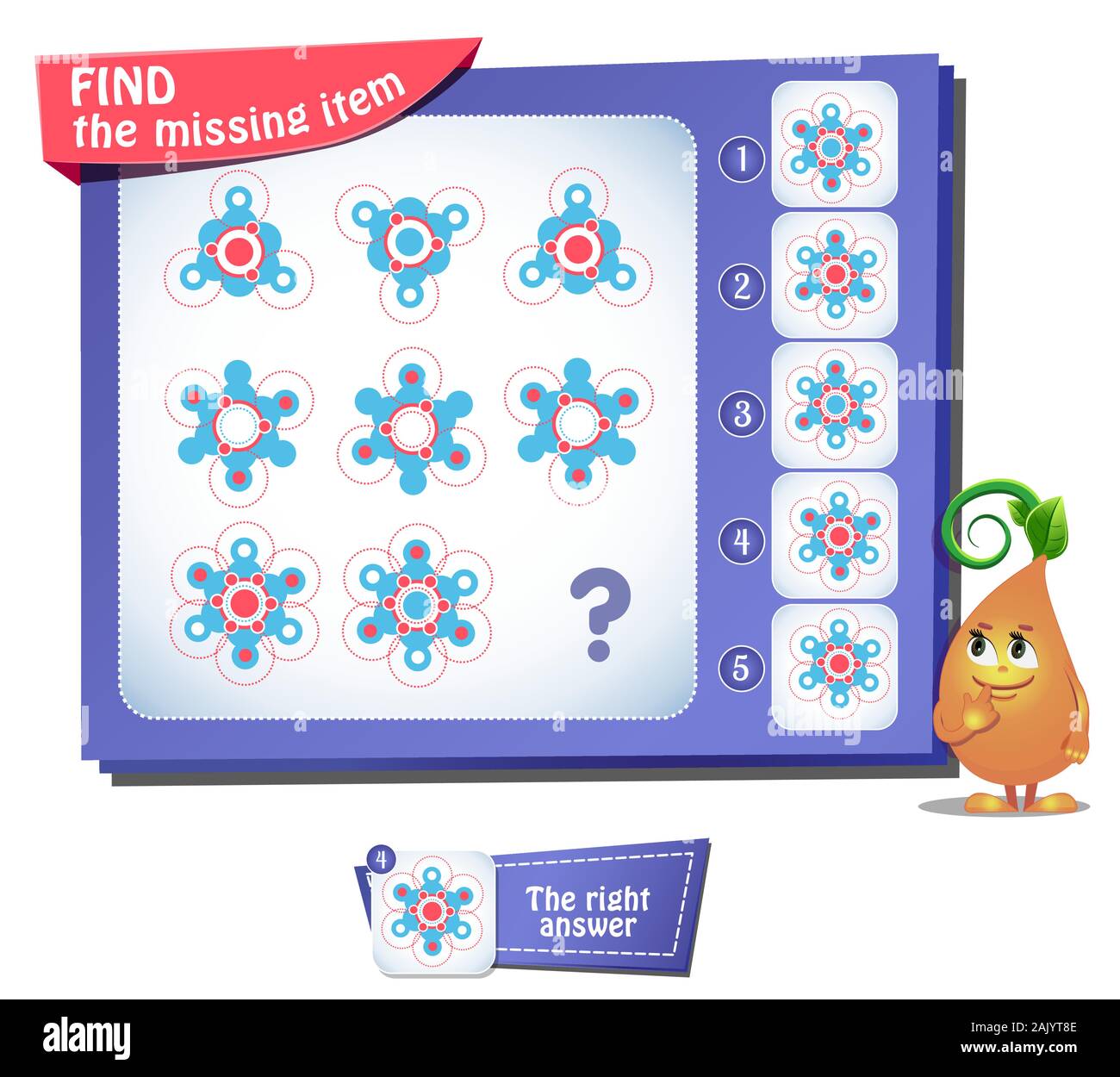 Find the missing puzzle Stock Vector Images - Alamy