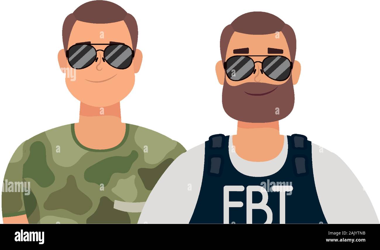 Fbi agent jacket Stock Vector Images - Alamy