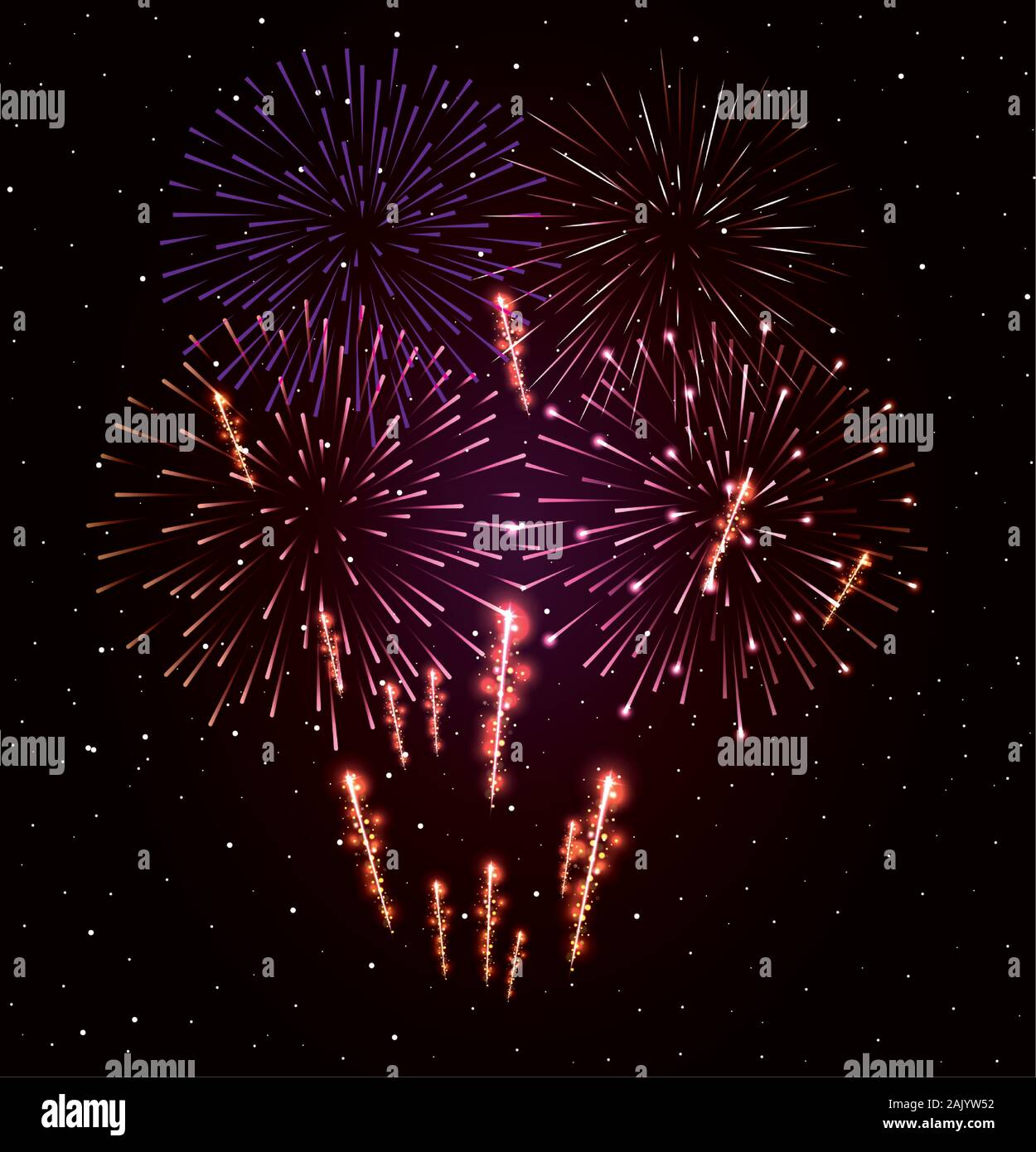 fireworks splash explosion background icon Stock Vector Image & Art - Alamy