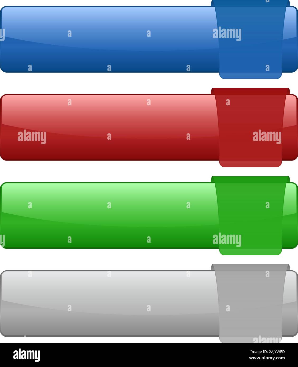 Web buttons set hi-res stock photography and images - Alamy