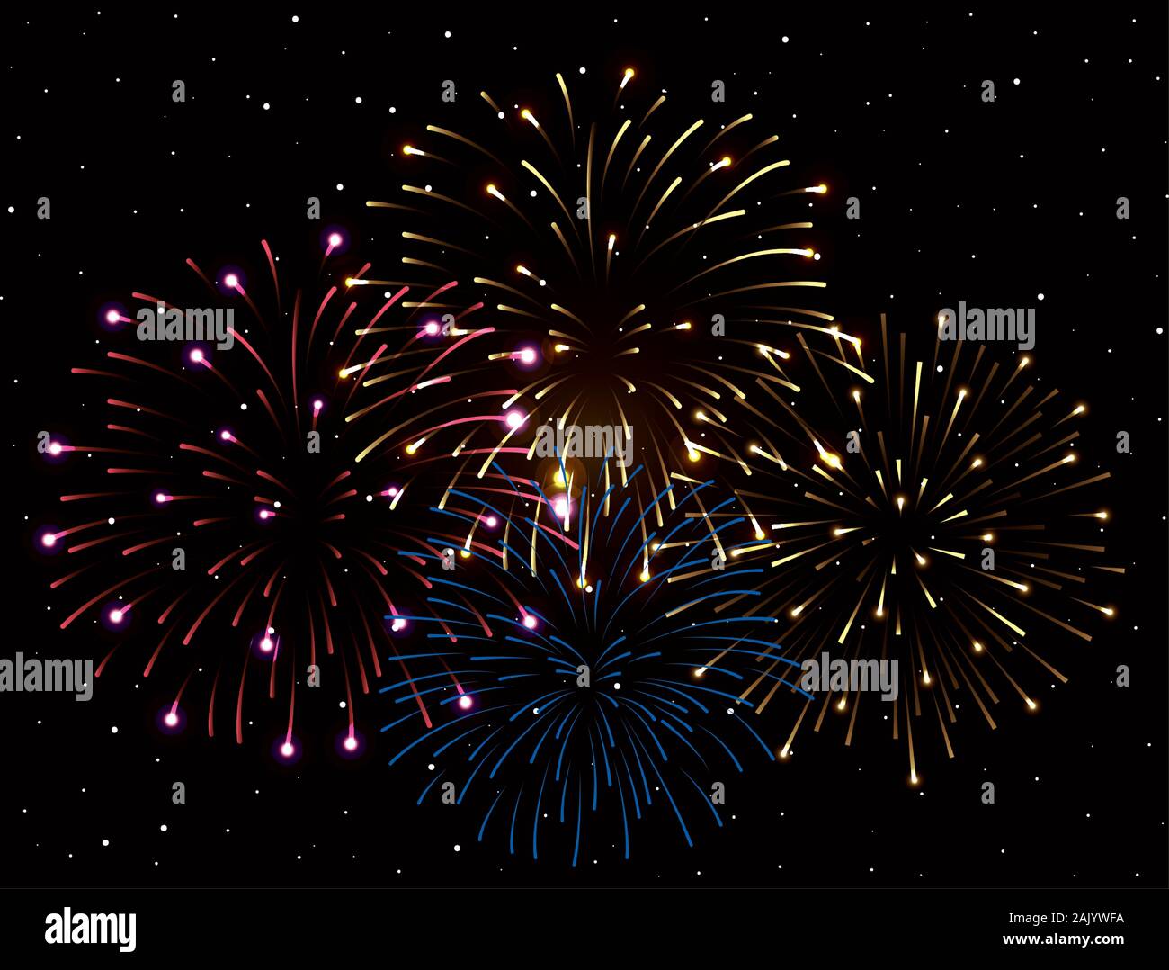 fireworks splash explosion background icon Stock Vector Image & Art - Alamy