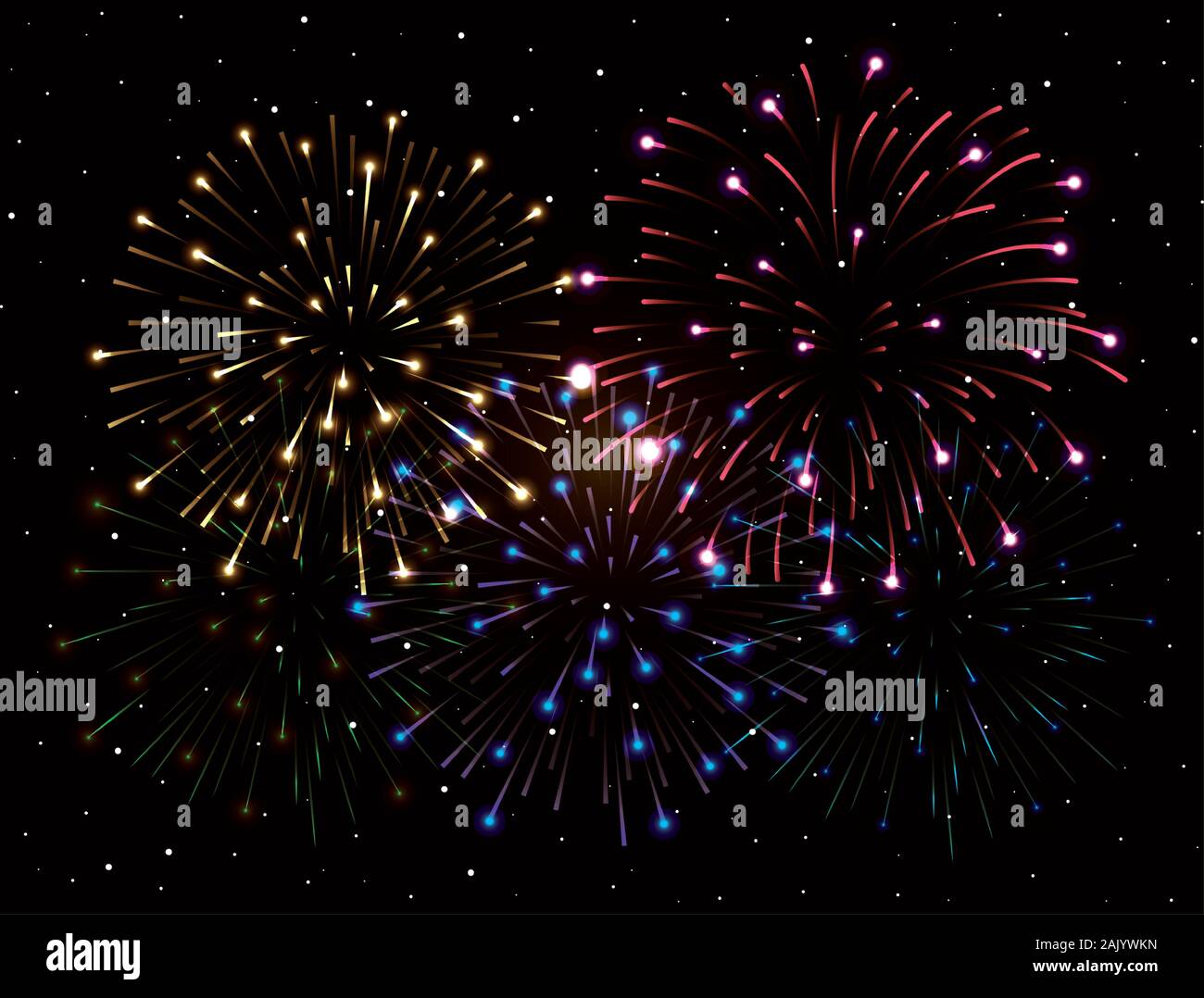 fireworks splash explosion background icon Stock Vector Image & Art - Alamy