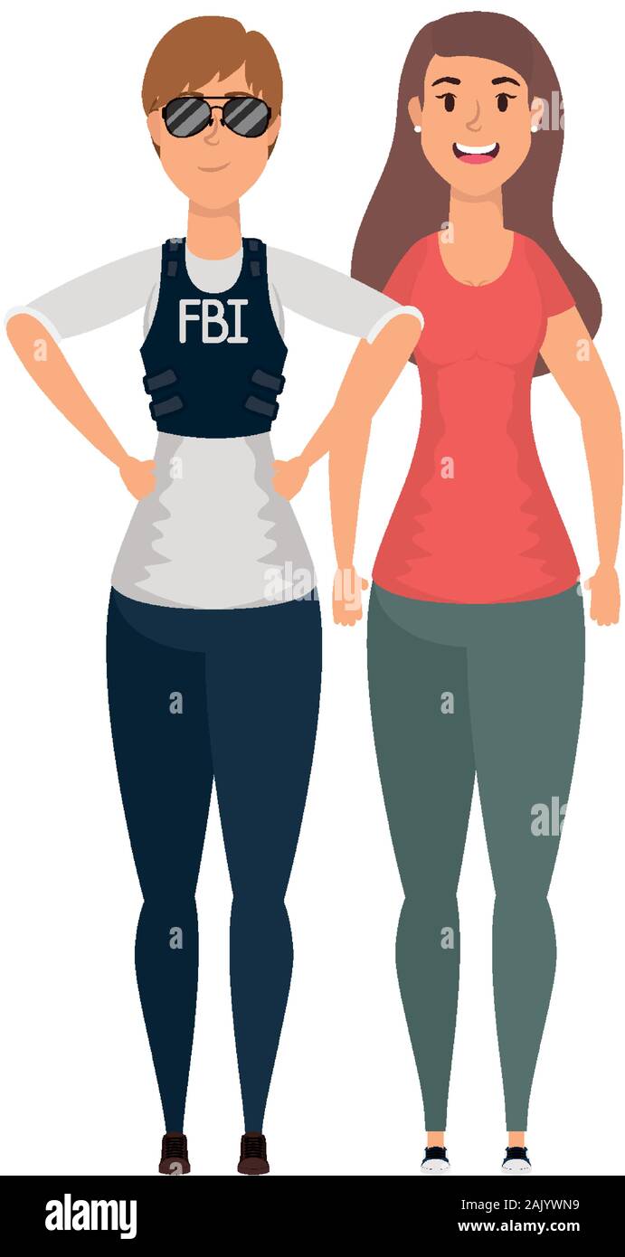 Female fbi agent Cut Out Stock Images & Pictures - Alamy