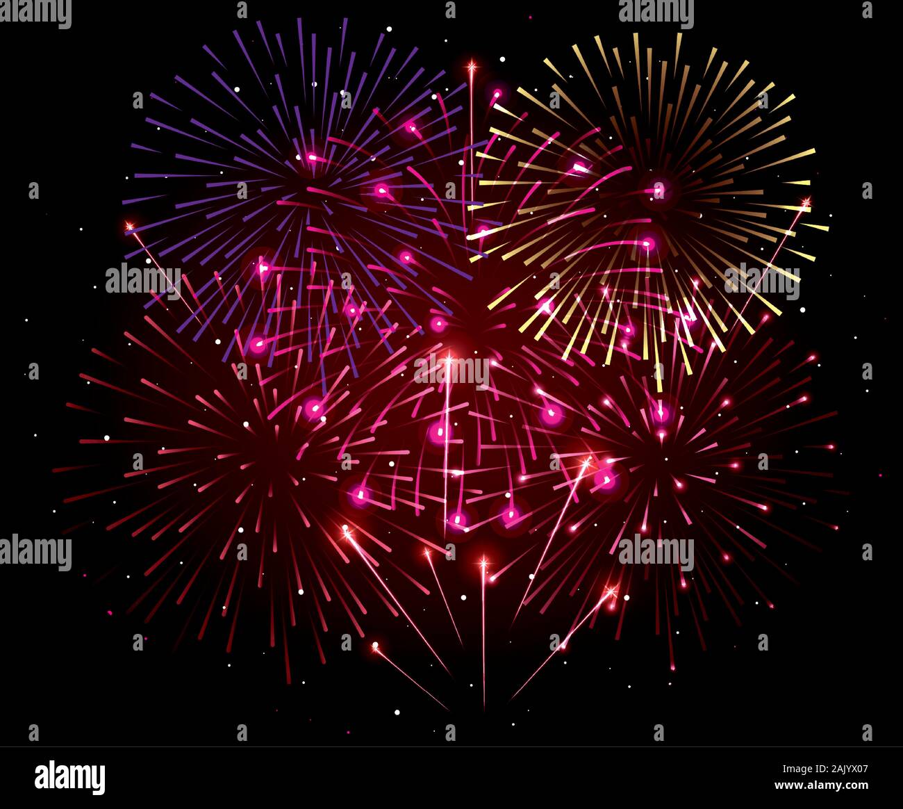 fireworks splash explosion background icon Stock Vector Image & Art - Alamy