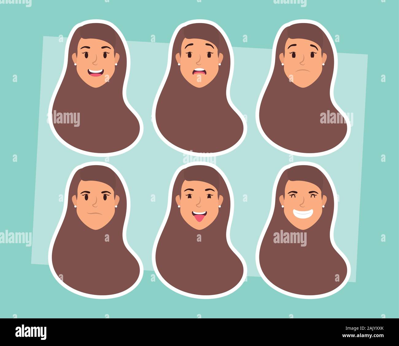 Various characters heads Stock Vector Images - Alamy