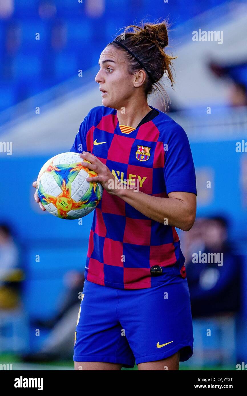 BARCELONA - DEC 21: Melanie Serrano plays at the Spanish Women League ...