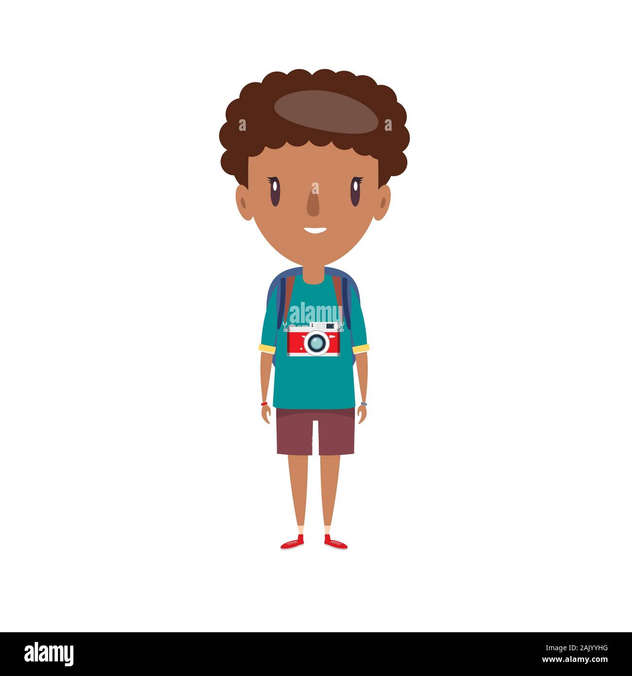 Smiling school kid. Cheerful elementary school student, kindergarten ...