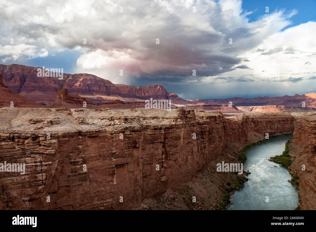 View from the Colorado river bridge, Arizona, USA Stock Photo - Alamy