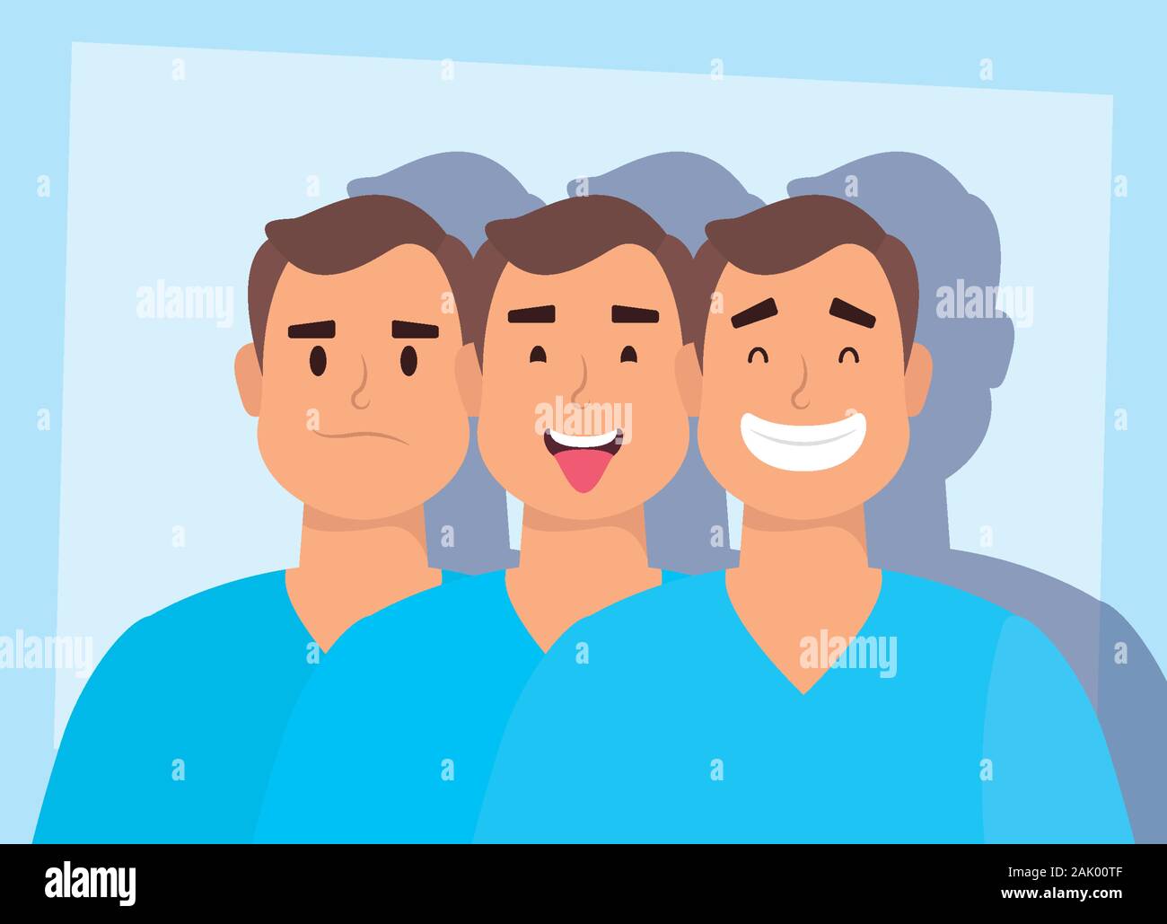 Humans faces Stock Vector Images - Alamy