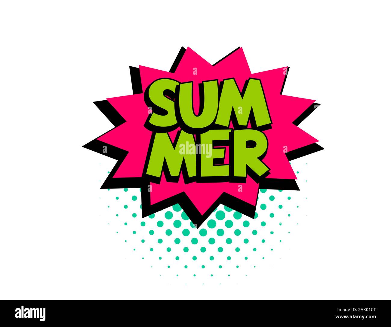 Summer text effect Stock Vector Images - Alamy