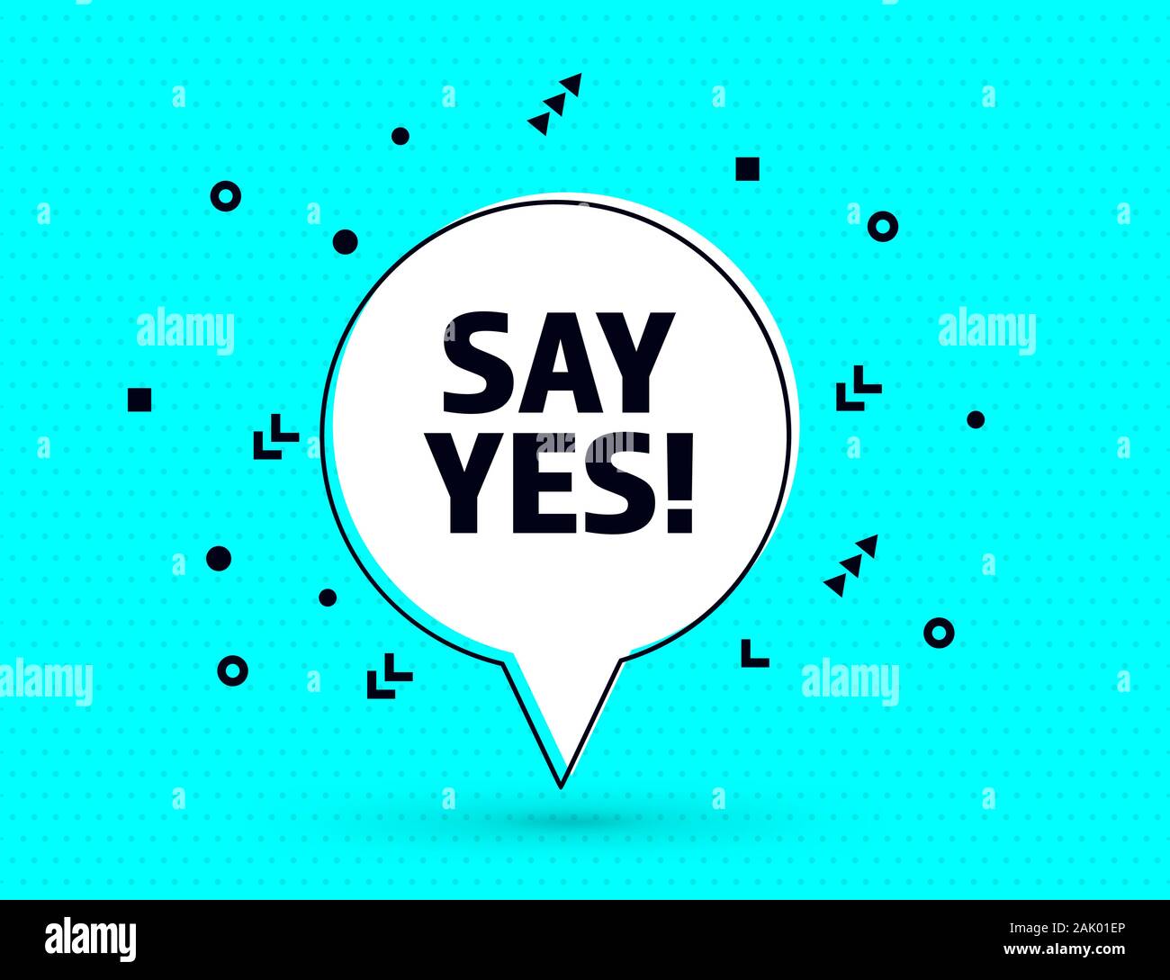 Believe speech bubble banner pop art memphis style Stock Vector Image ...