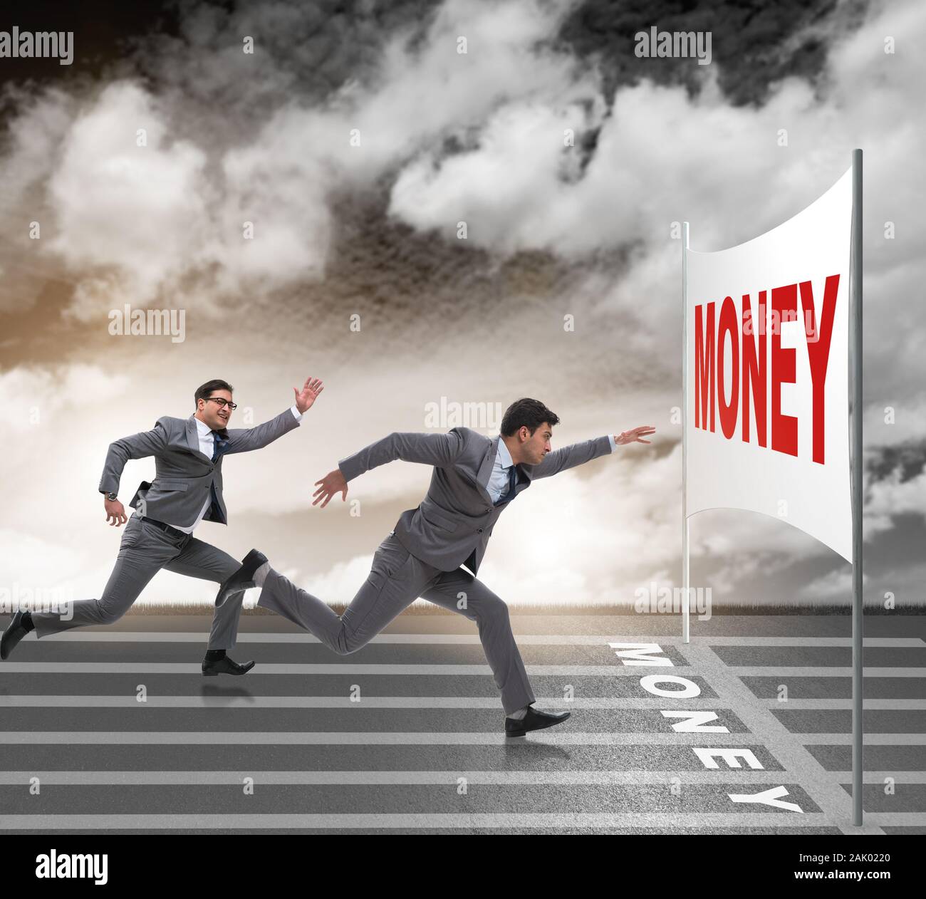 The business people running towards money goal Stock Photo - Alamy The business people running towards money goal Stock Photo - Alamy