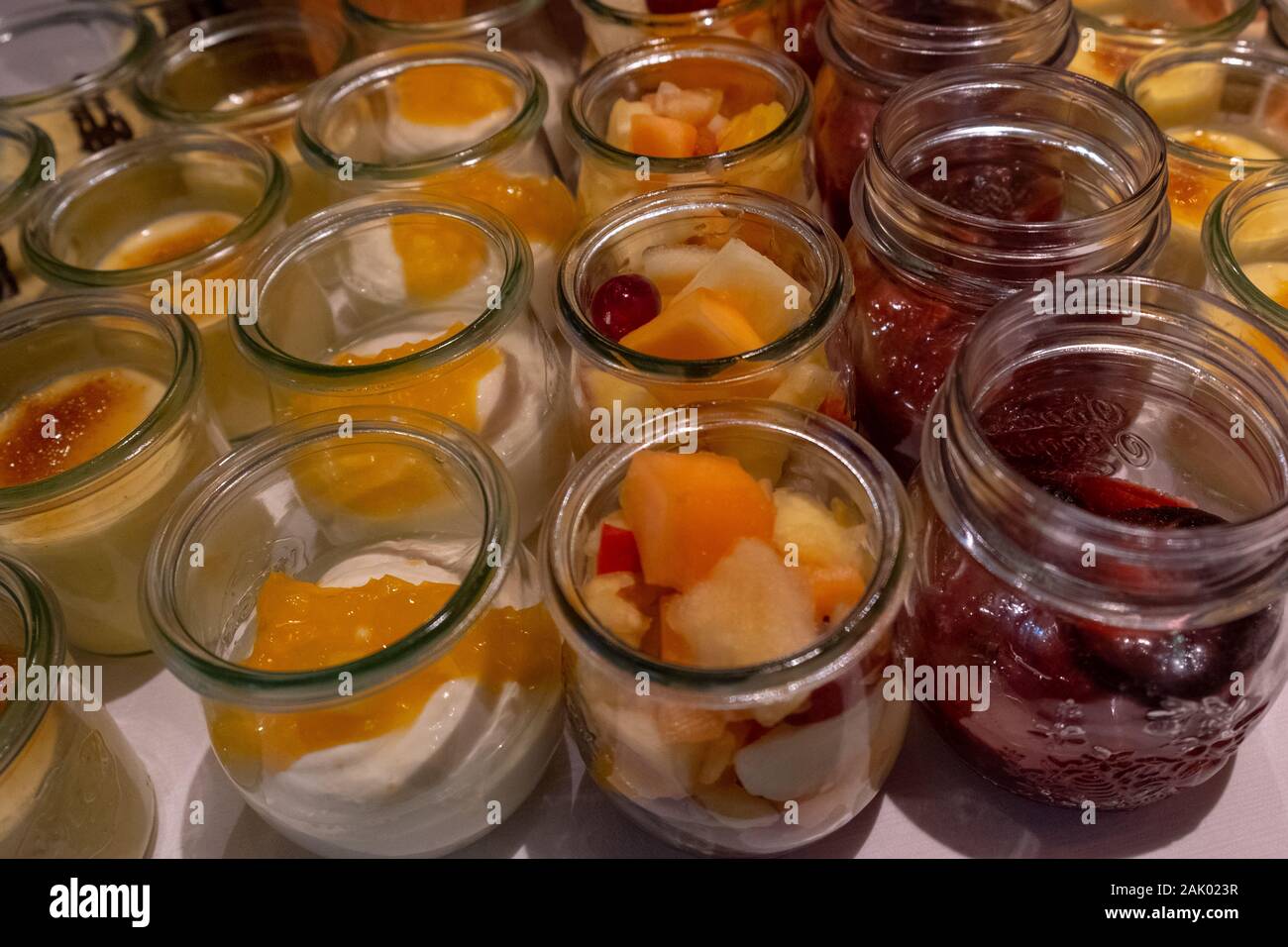 Buffet cheese yoghurt hi-res stock photography and images - Alamy