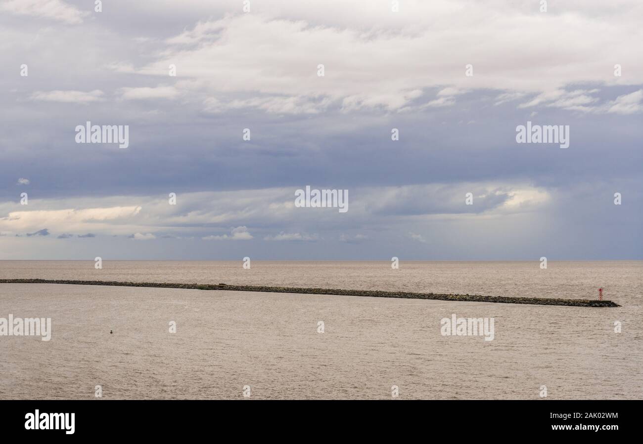 Old ancient stone wharf quay against the sea Stock Photo - Alamy