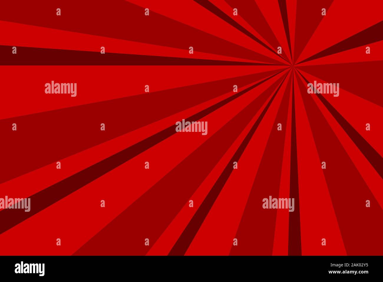 Comic red sunbeam background Retro pop art style cartoon Stock Vector ...