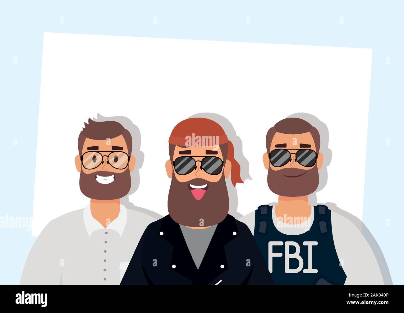 group of big men characters Stock Vector Image & Art - Alamy