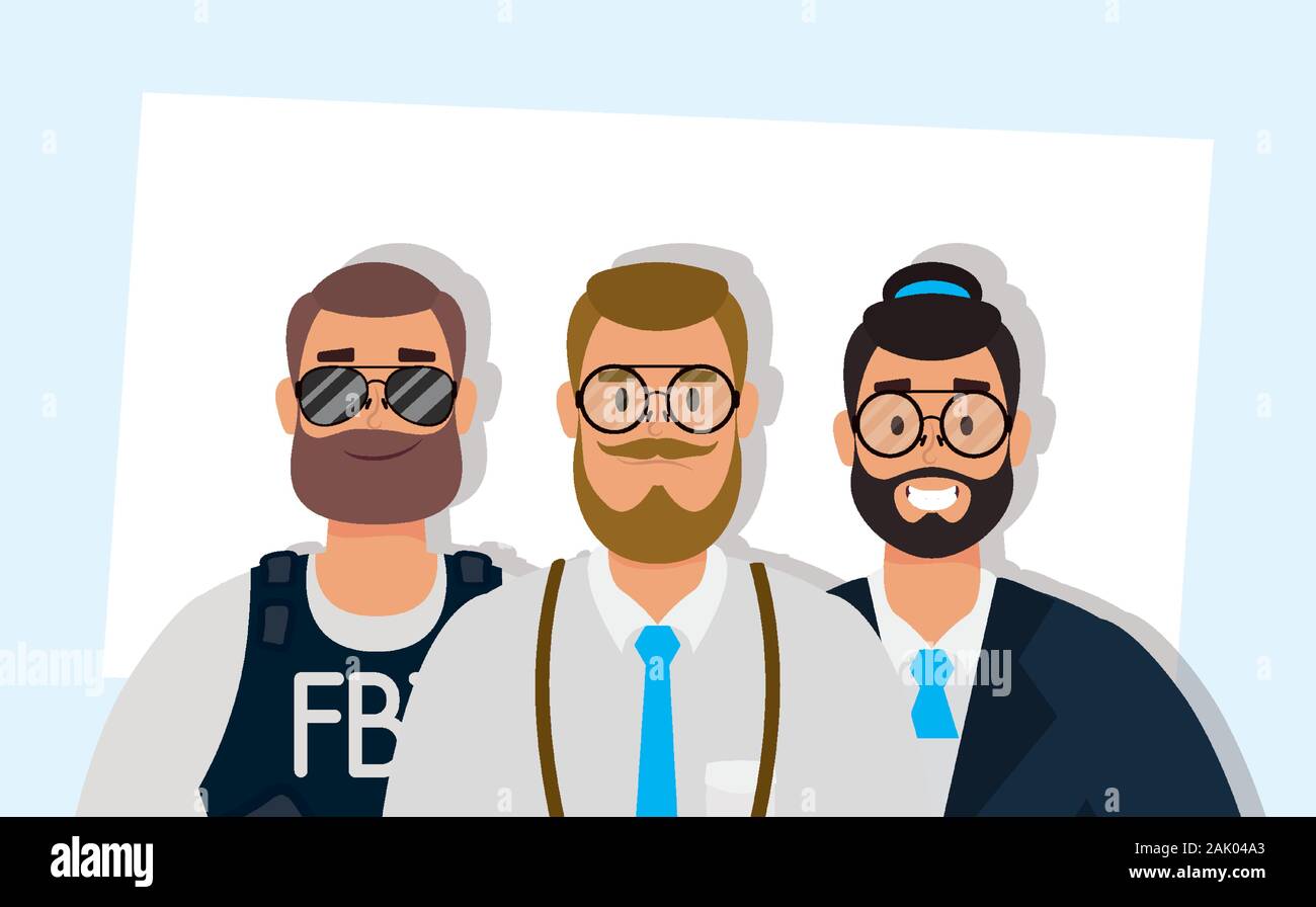 group of big men characters Stock Vector Image & Art - Alamy