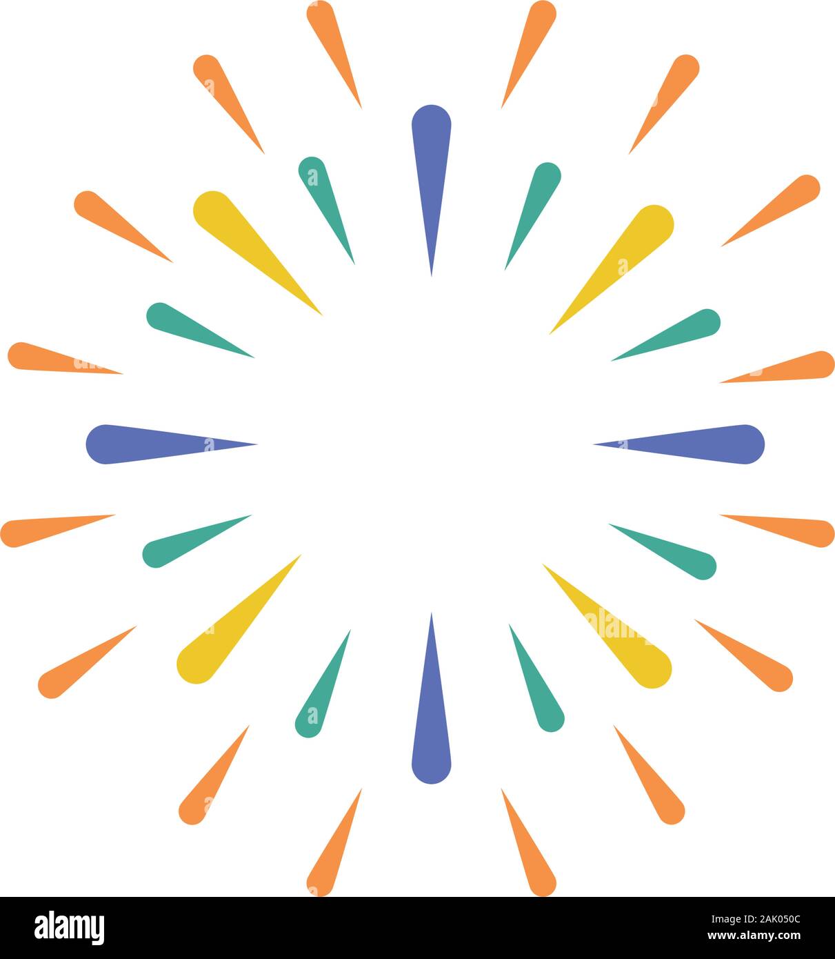 fireworks explosion splash isolated icon Stock Vector Image & Art - Alamy