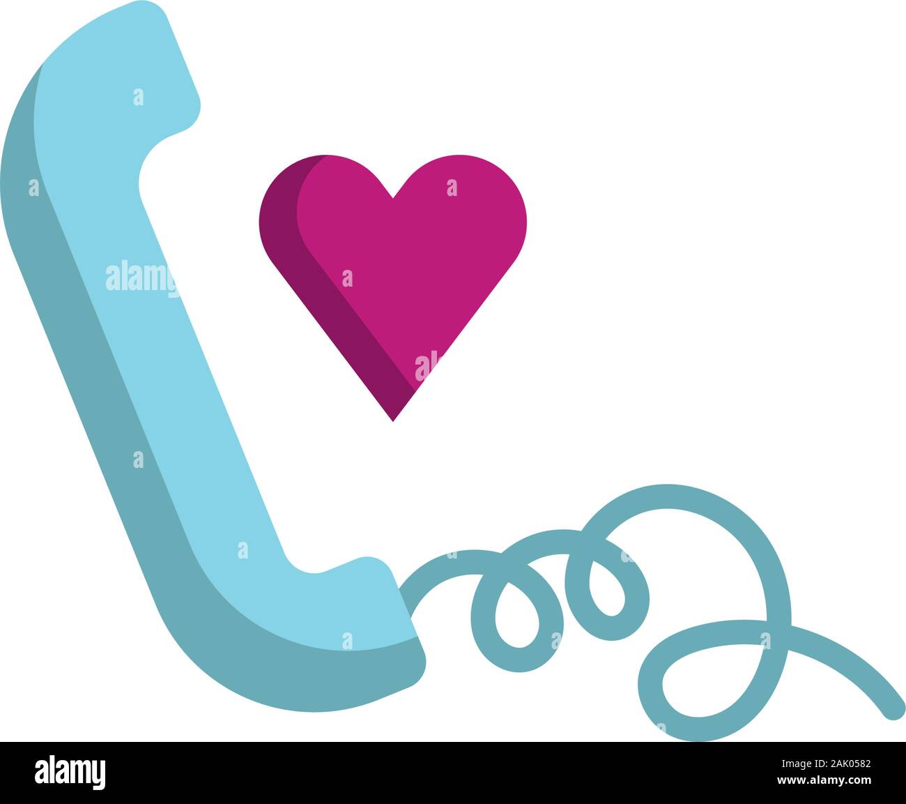 Call valentines Cut Out Stock Images & Pictures - Alamy