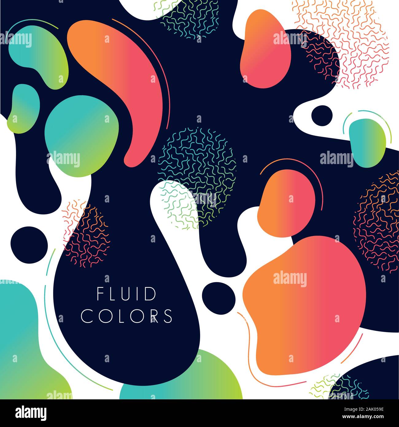 paint fluid colors background icons Stock Vector Image & Art - Alamy