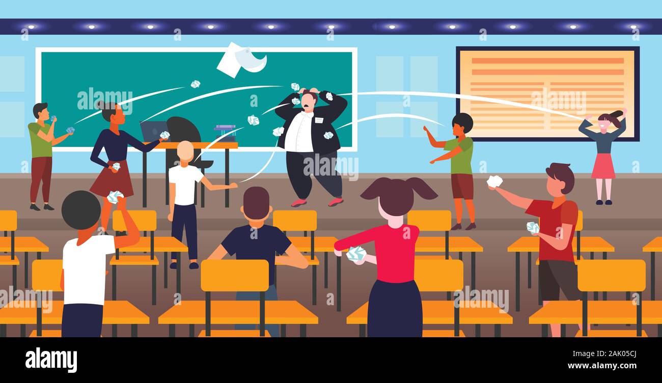 Bad Classroom Behavior Cartoon