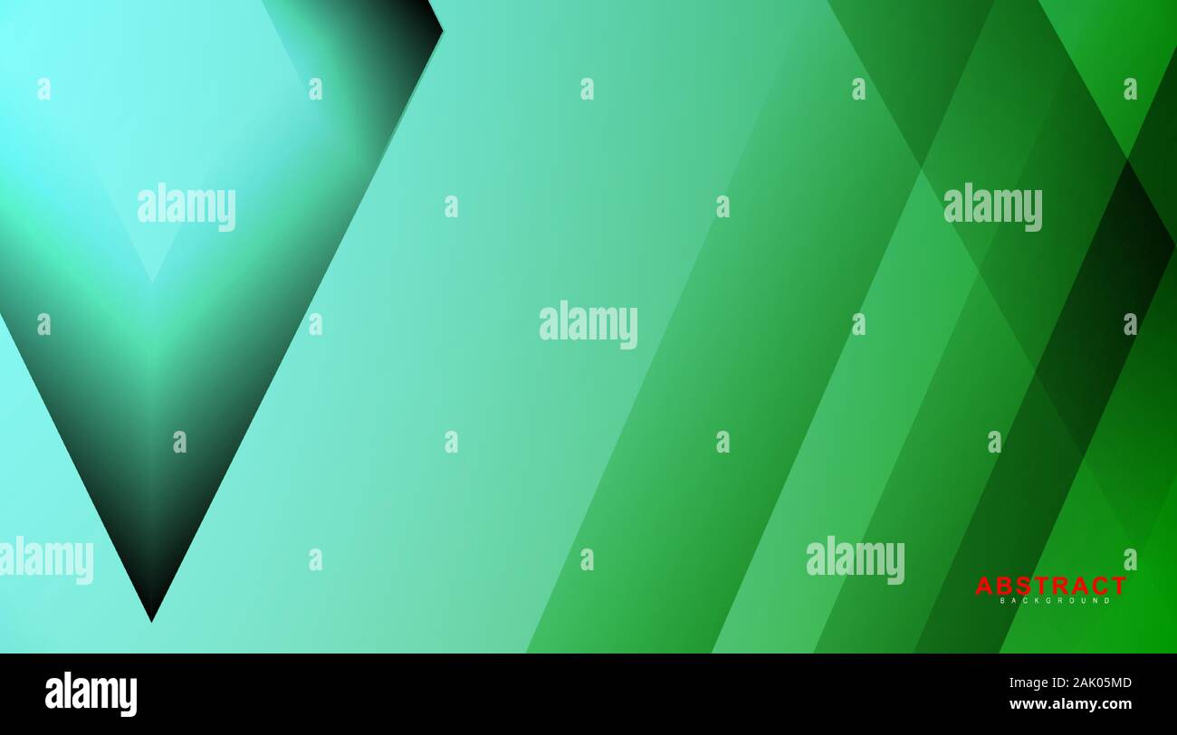 abstract vector geometric background. design green color shape . New ...