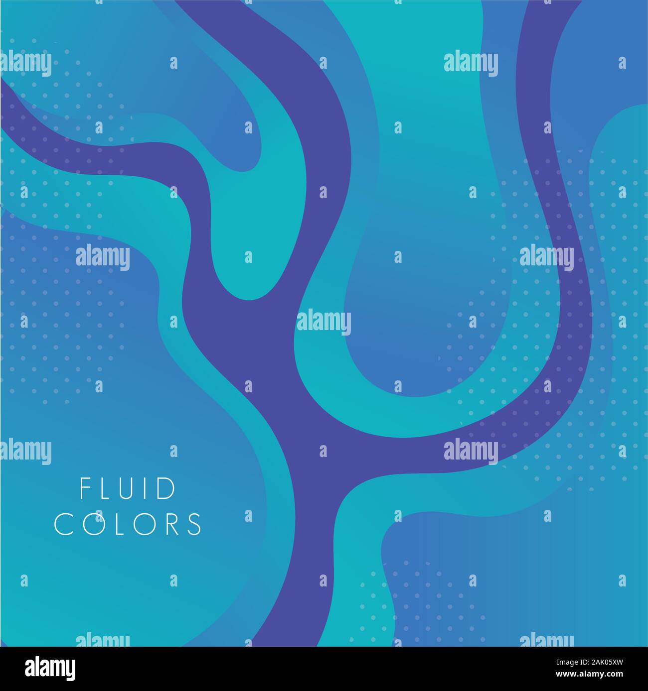 Fluid art liquid paint mixing Stock Vector Images - Alamy