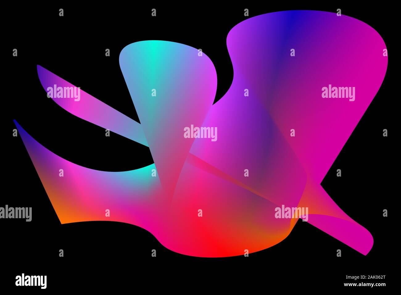 An abstract wavy gradient background image Stock Photo - Alamy