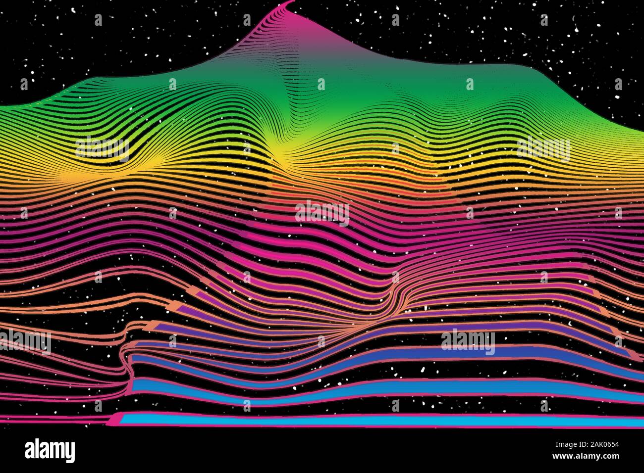An abstract wavy grid shaped background image Stock Photo - Alamy
