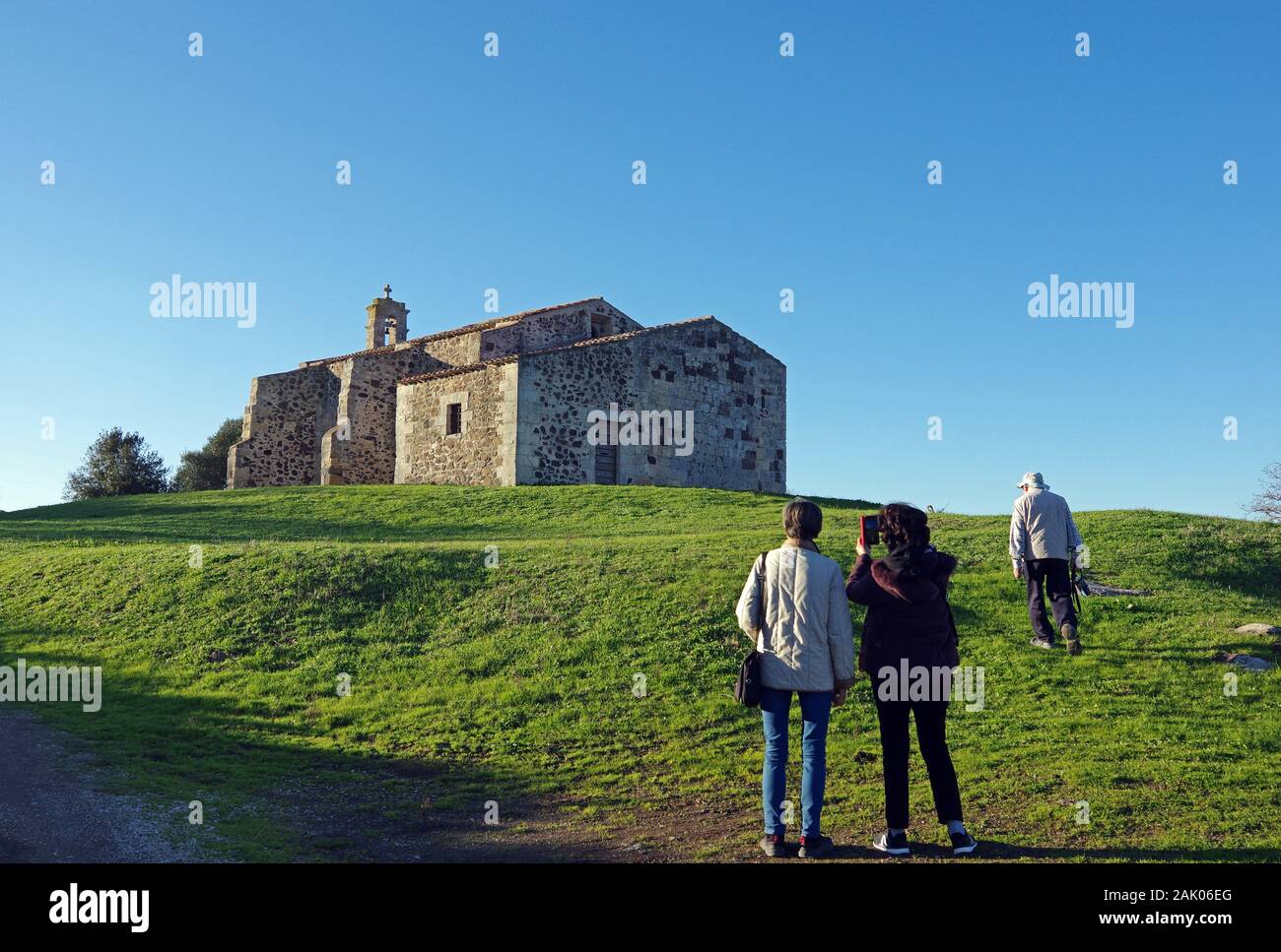 Osilo, Sardinia, Italy. St.John country church Stock Photo - Alamy