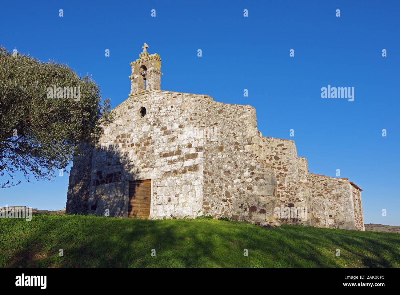 Osilo, Sardinia, Italy. St.John country church Stock Photo - Alamy