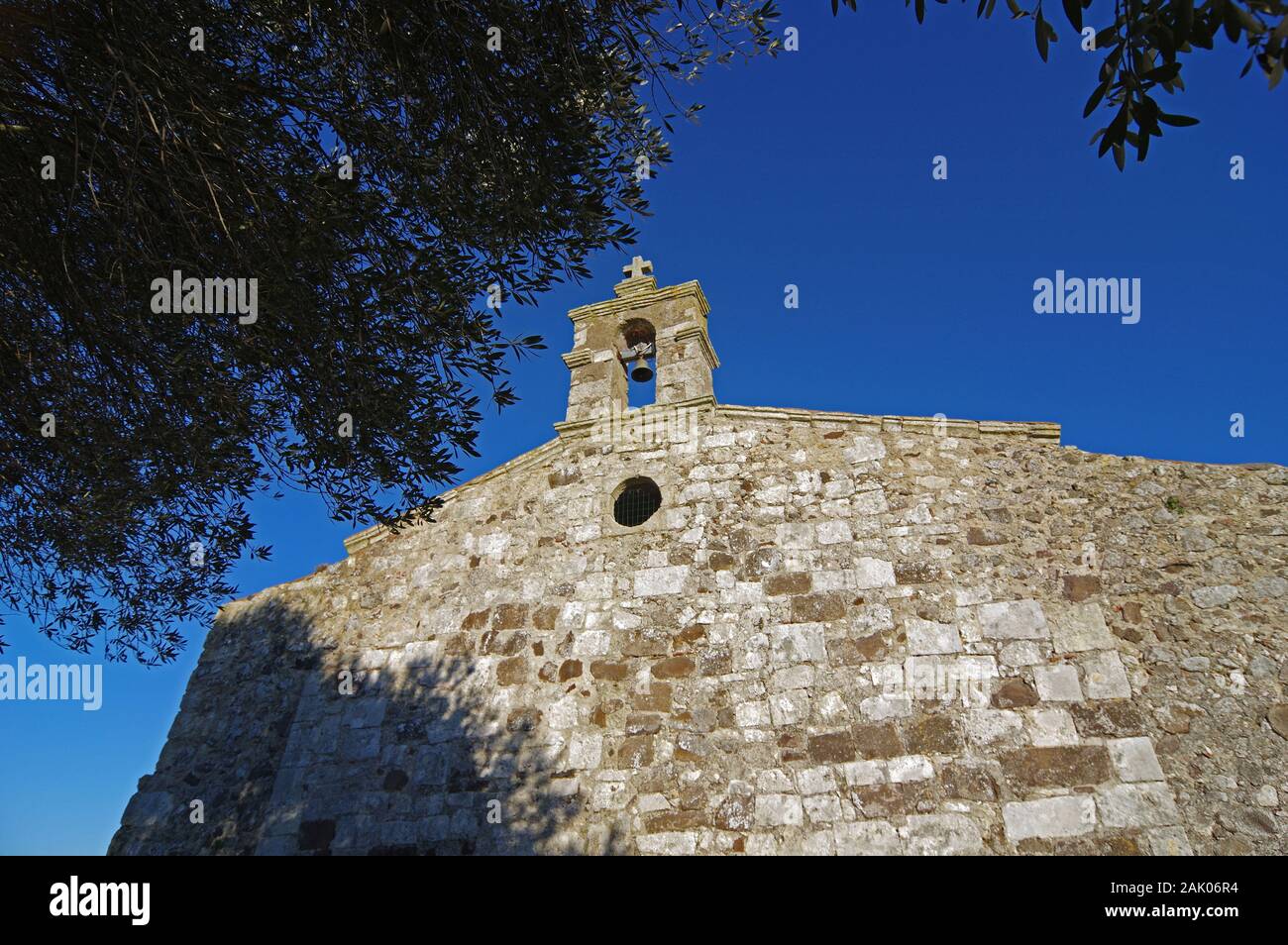 Osilo, Sardinia, Italy. St.John country church Stock Photo - Alamy