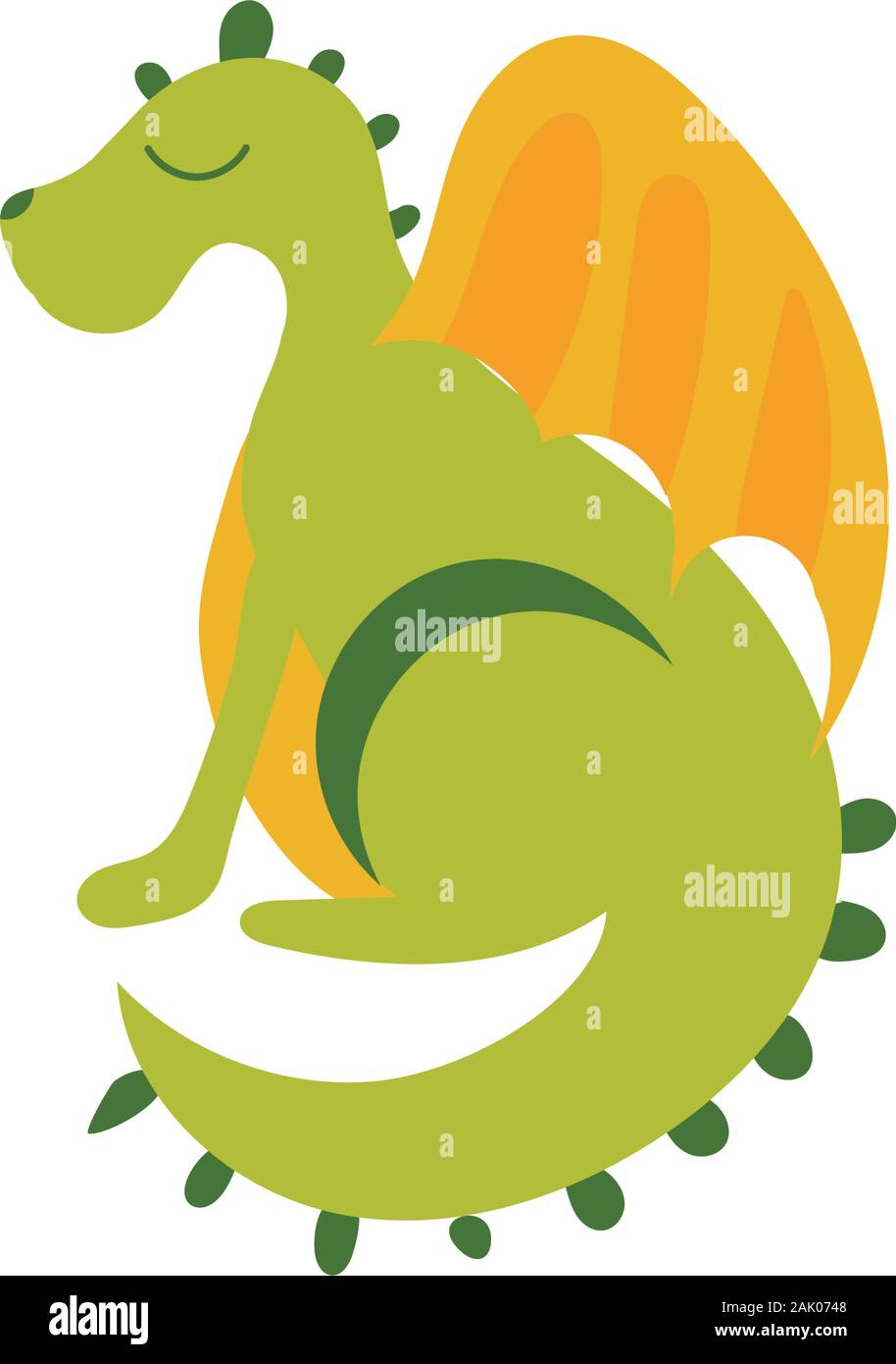 dragon beast fairytale character icon Stock Vector Image & Art - Alamy