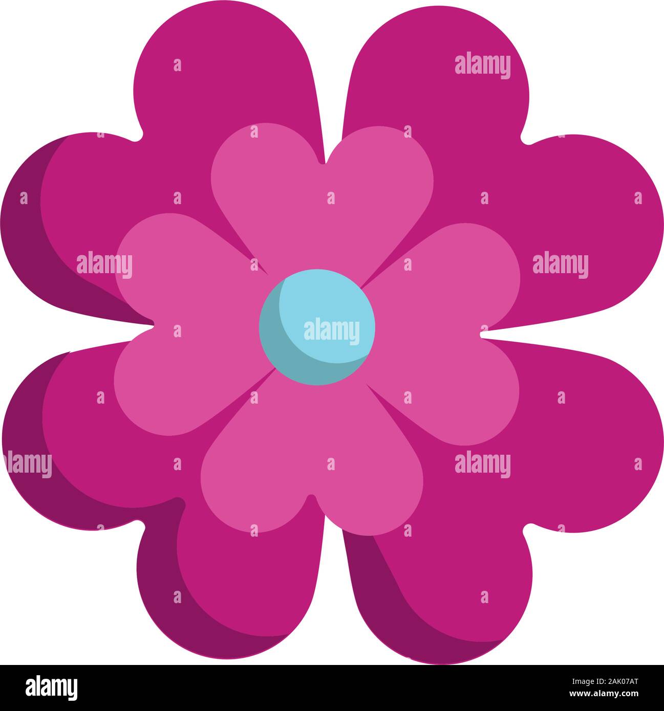 beautiful flower garden isolated icon Stock Vector Image & Art - Alamy