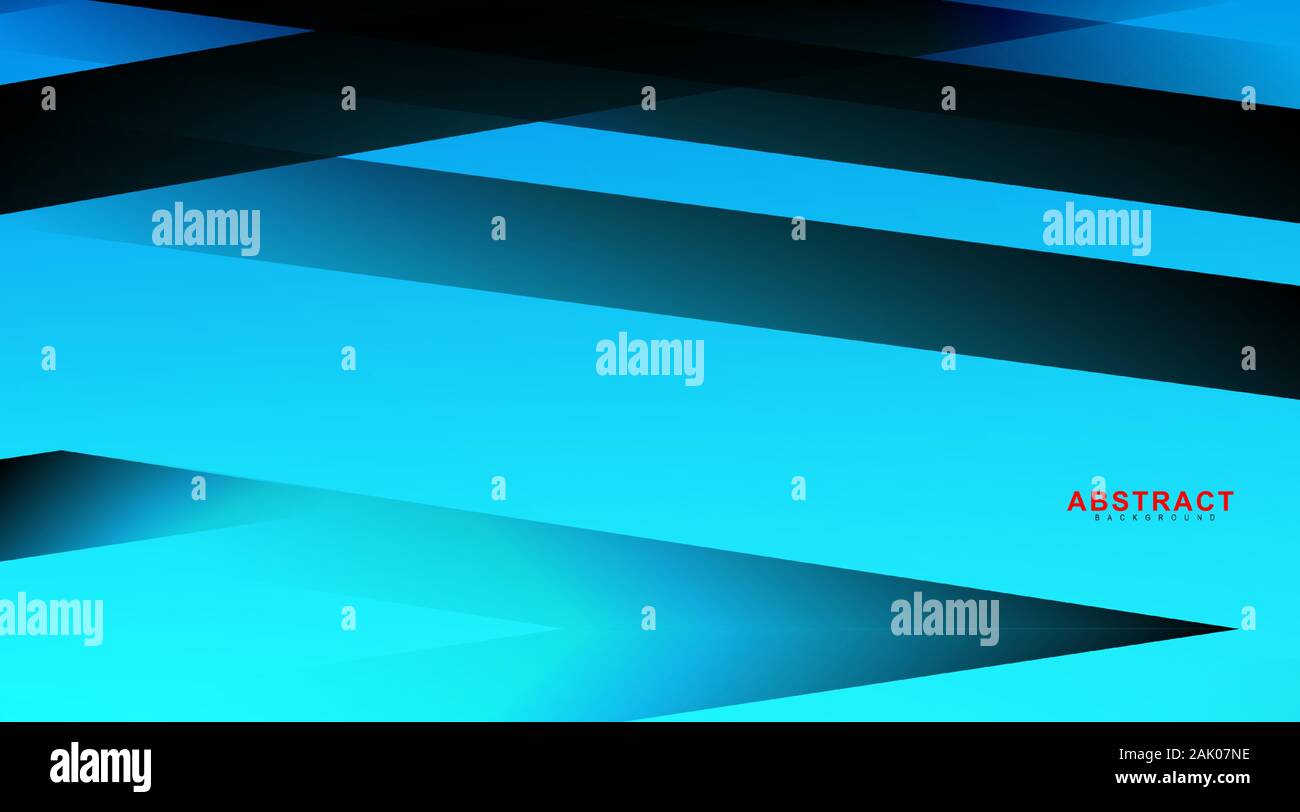 abstract vector geometric background. design black blue color shape ...